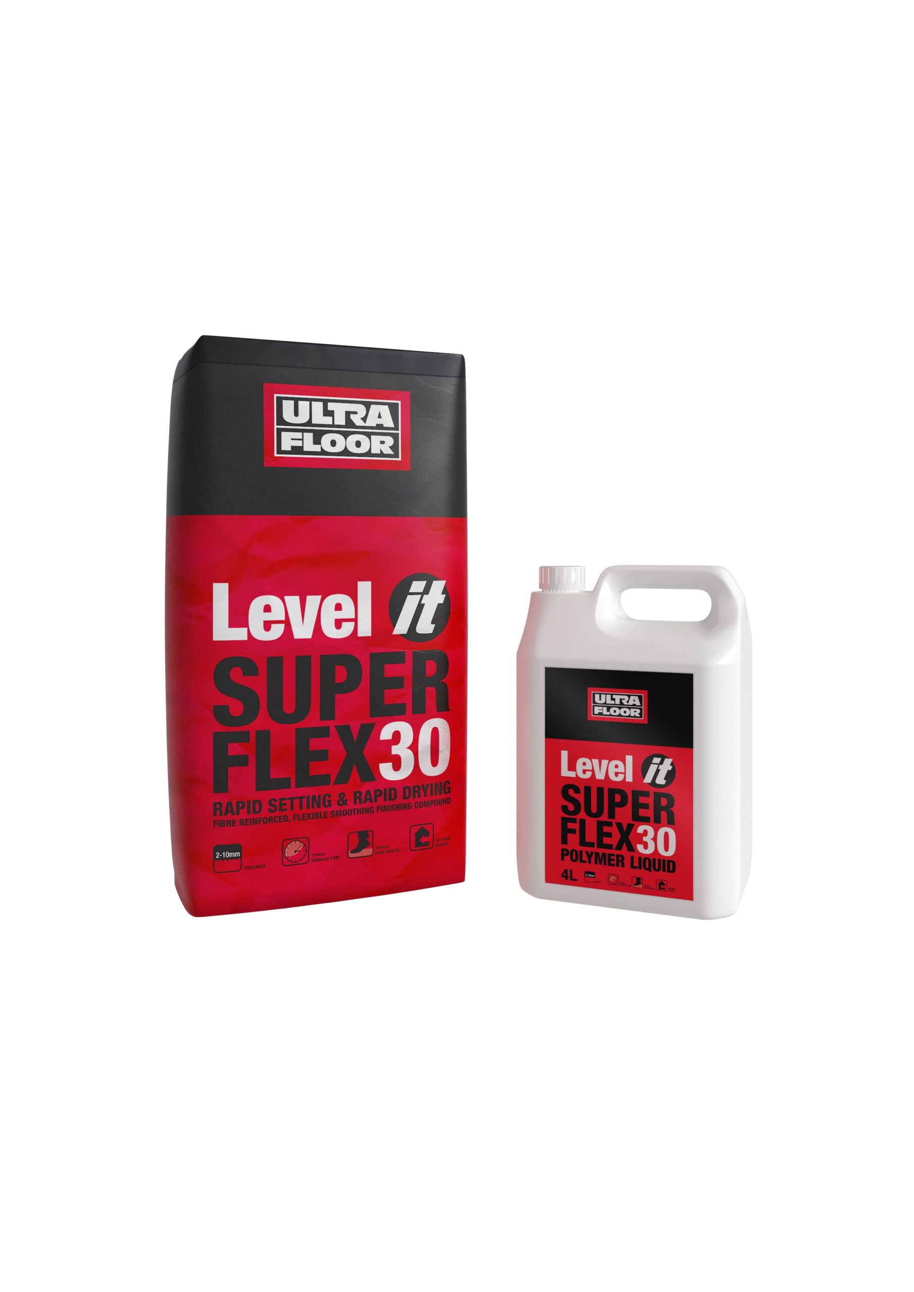 Ultra Floor Level It Super Flex 30 - 20kg & Bottle - Bernard Arnull